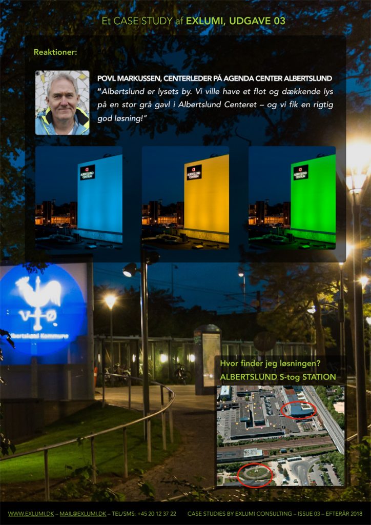 Case Study Albertslund Station | Exlumi Consulting
